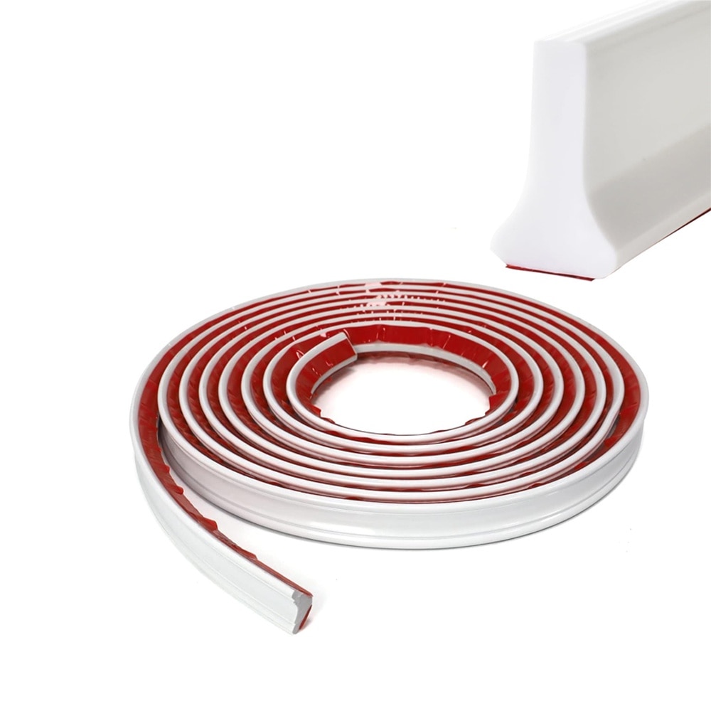 Prag de dus autoadeziv pentru baie sau bucatarie, separare zone uscate ...