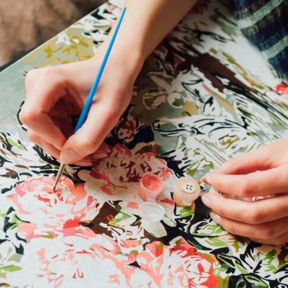 Set pictura pe numere PICTURA NUMERELOR CU RAM Poze pentru pictura ...