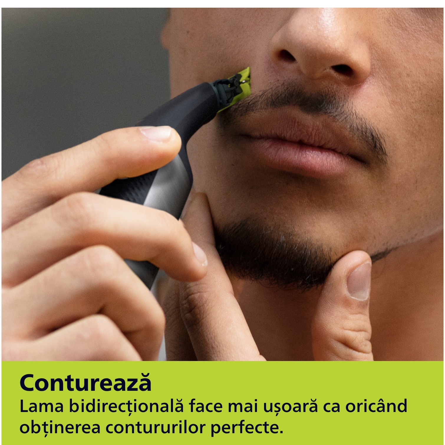 Aparat de ras (0,2mm) si tuns (0,4-10mm) PHILIPS OneBlade Pro QP6542/15 ...