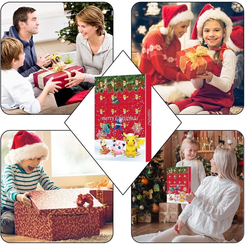 Calendar Advent cu 24 Figurine, Miraculous, Multifunctional, 26x18x3cm ...