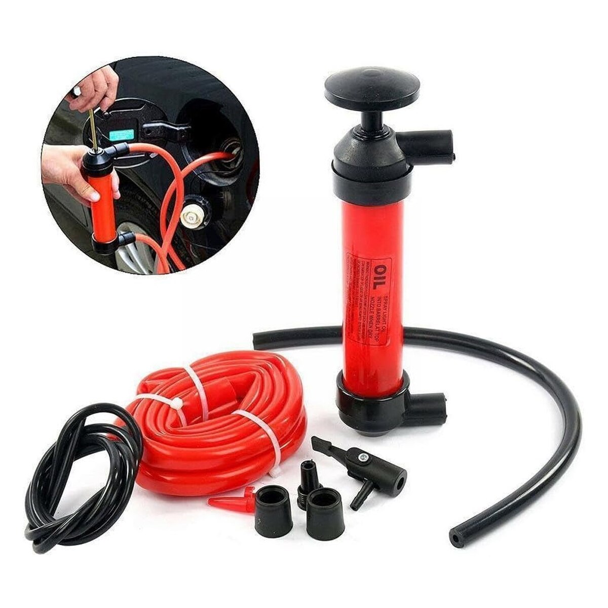 Multifunkciós kézi pumpa, 250 cm-es tömlővel - eMAG.hu