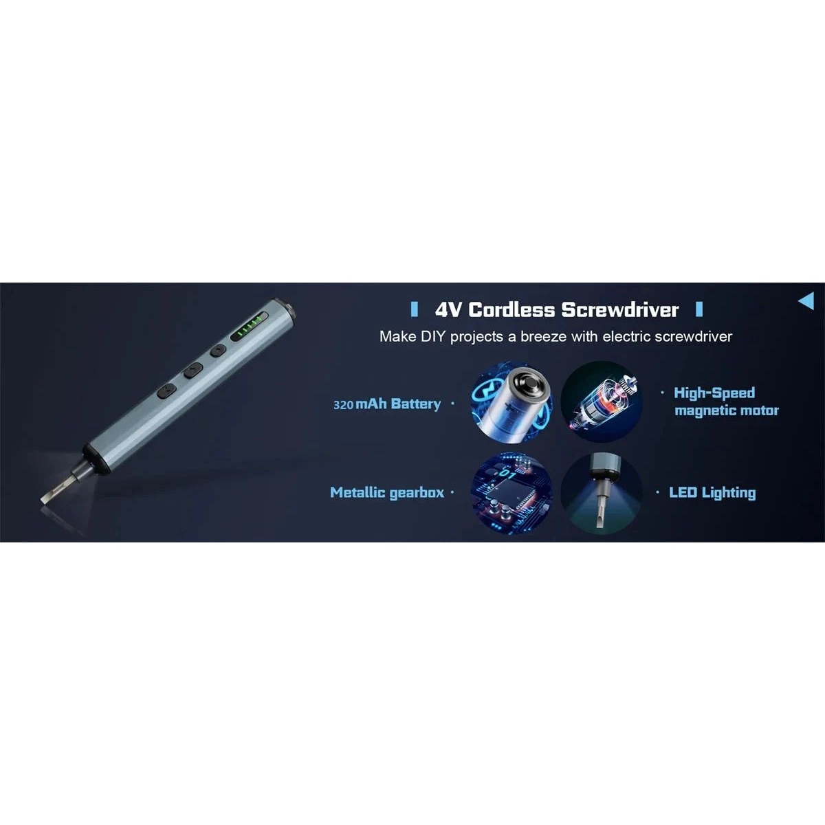 Set de surubelnite electrice de precizie 68 in 1, Chigoods, cu 64 de ...