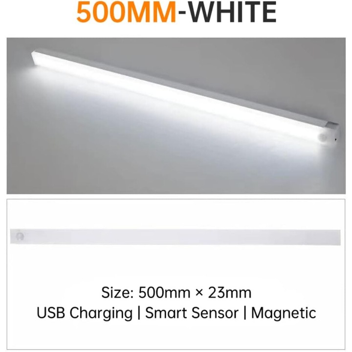 Lampa De Perete Cu Led, Mckalen, Lumina De Noapte Dulap Cu InductIe ...