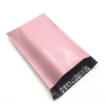 Plic curierat fara buzunar, 190 x 250 mm, 55 microni, 50 buc/ set, Roz ...
