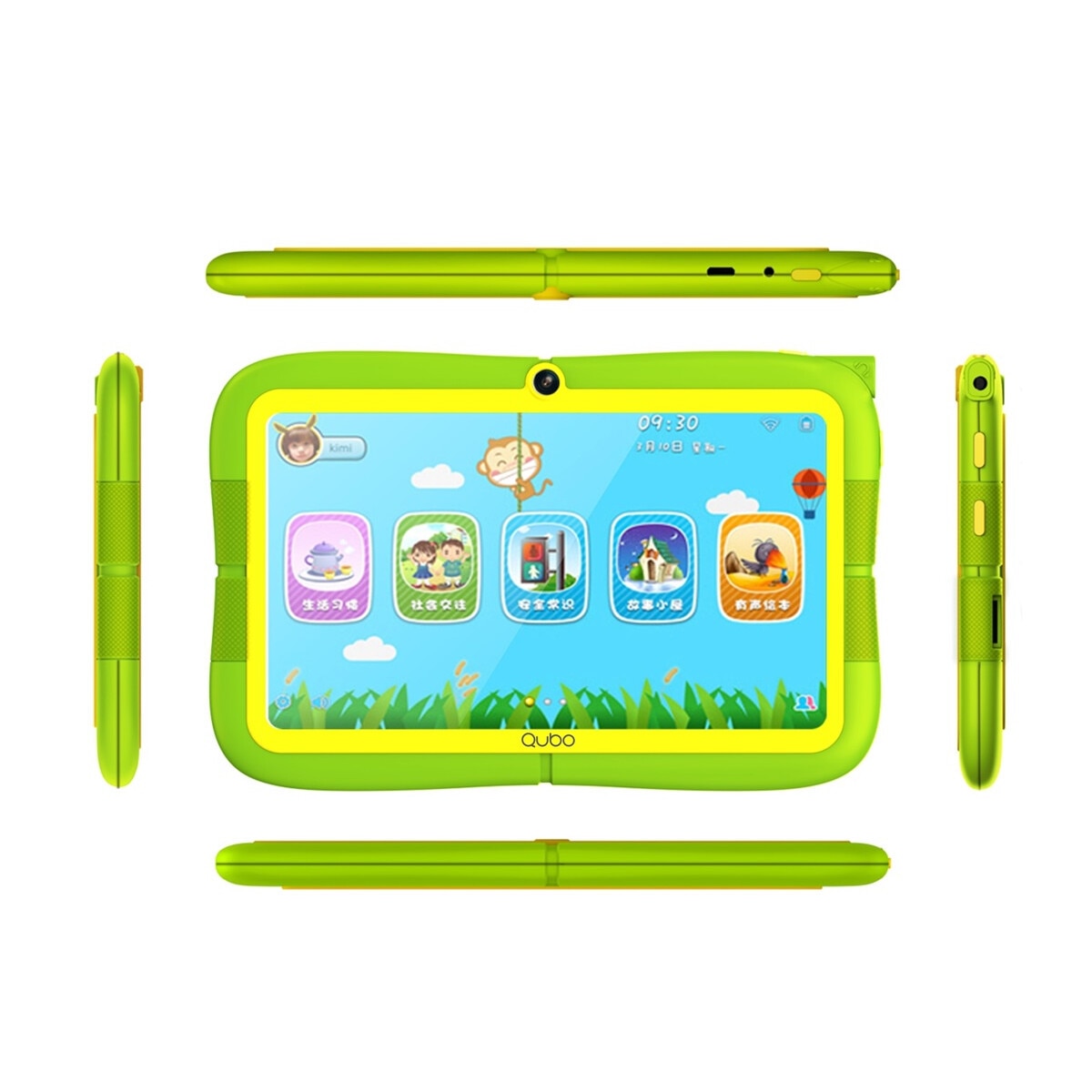 Tableta pentru copii, QUBO T7 KIDS, Quad-Core, 3GB RAM, 32GB ROM ...