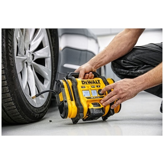 Compresor auto DeWALT DCC018N, 11bar/160PSI, alimentare 12V, adaptor ...