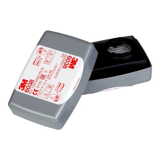 Filtre 3M P3R pentru pulberi de praf, ozon, gaze acide (sub VLM), fum ...