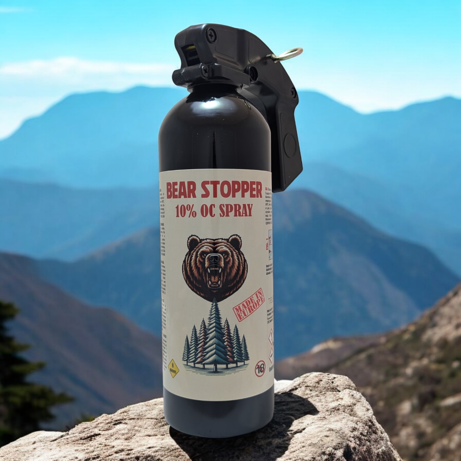 Spray anti-urs cu piper, pentru aparare impotriva ursilor, cainilor si ...