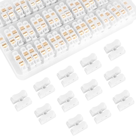 Set 55 conectori rapizi, conectori doza pentru electrici, JZRO, CH-2, 2 ...