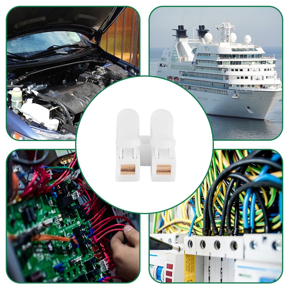 Set 55 conectori rapizi, conectori doza pentru electrici, JZRO, CH-2, 2 pini, Conexiuni ...