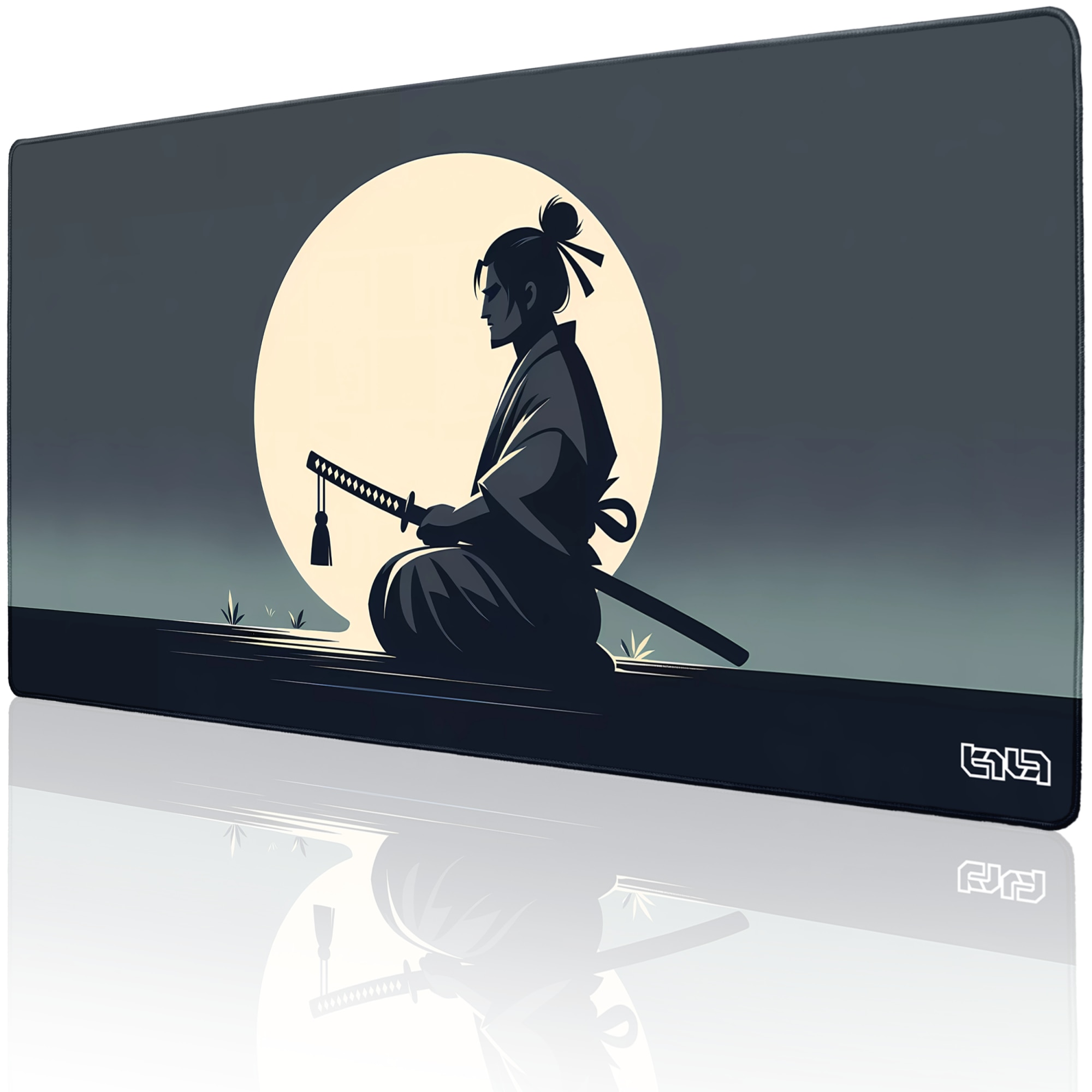 Mousepad, TILT, Samurai, Antiderapant, Rezistent la apa, 100 x 50 cm ...