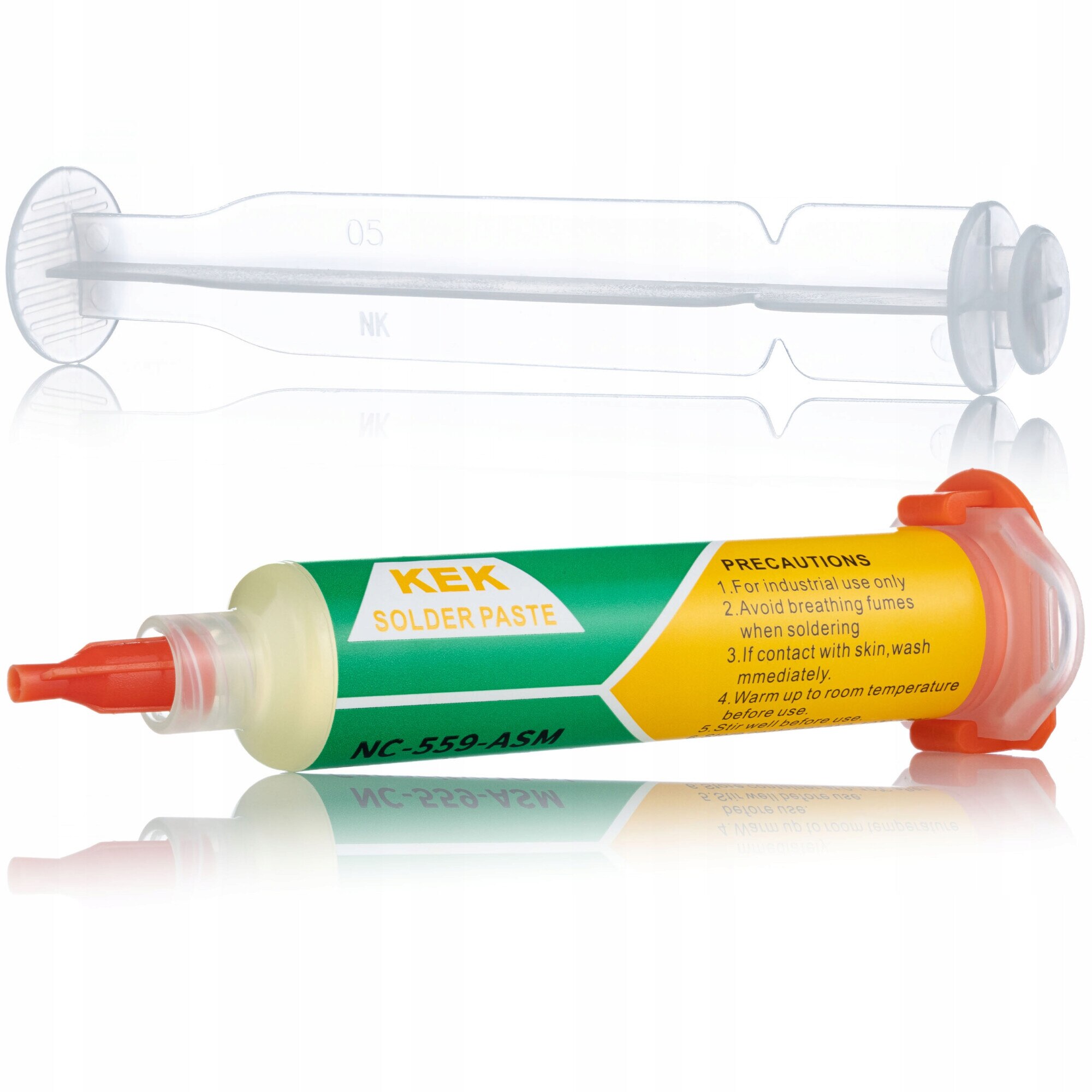 Flux in seringa Rosfix NC-559-ASM, no-clean, gel, 10cc - eMAG.ro