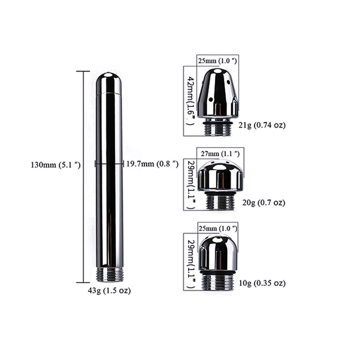 Irigator Clisma Set pentru Dus cu 3 Capete Intersanjabile - Dispozitiv ...