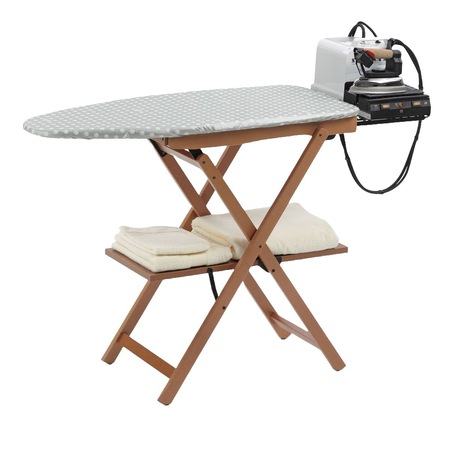 Masa de calcat cu raft Arredamenti Italia, 108x45cm, pliabila, sistem ...