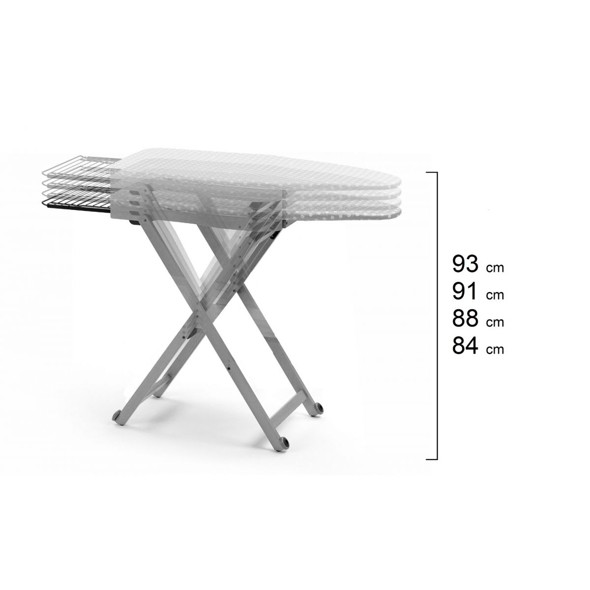 Masa de calcat Arredamenti Italia, 108x45 cm, pliabila, sistem Easy ...