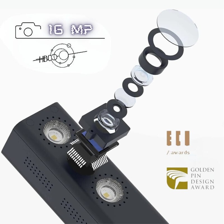 Scanner HBCO® T16 ULTRA, Senzor UHD, Rezolutie IRIS, 16M Pixeli, AI ...