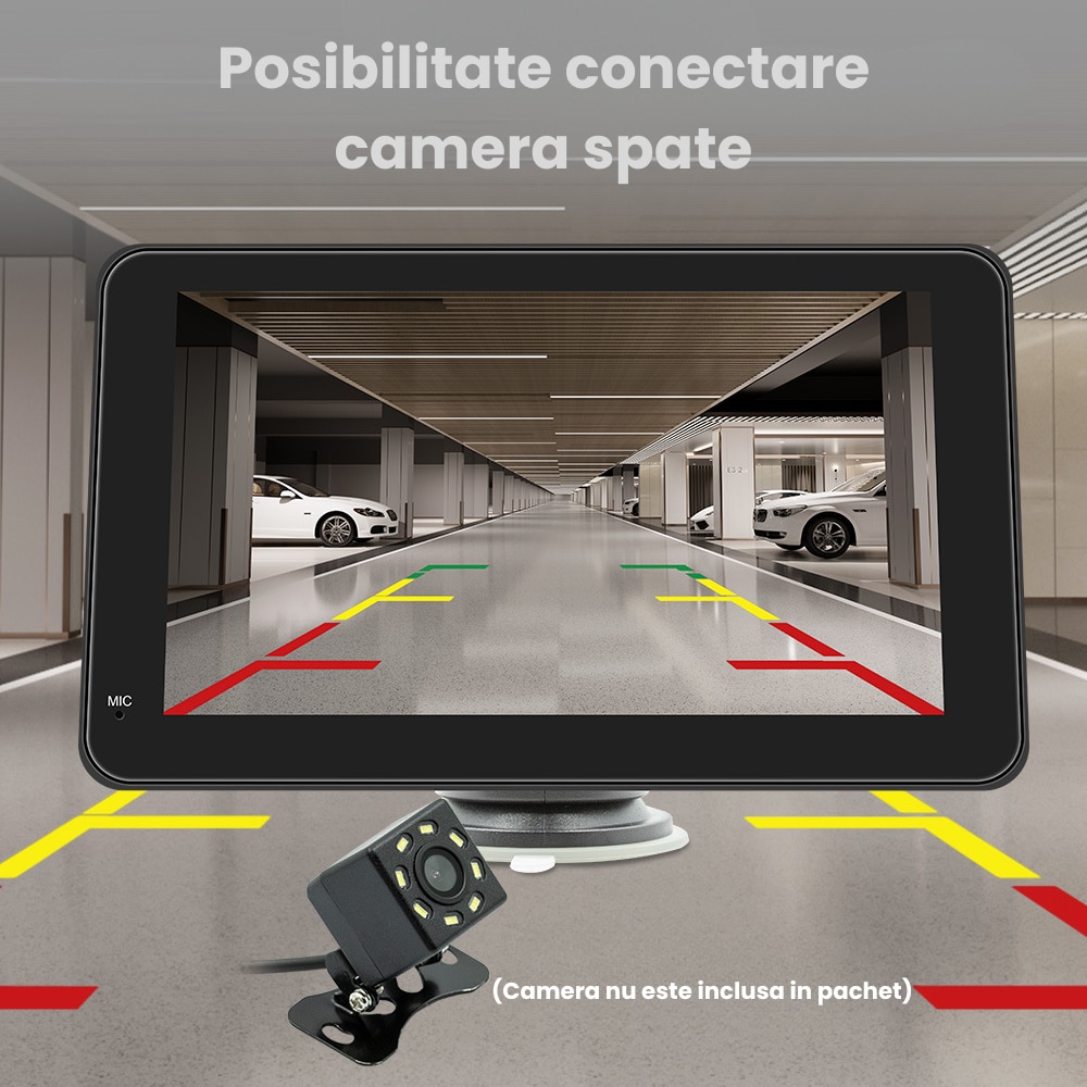 Navigatie Auto HASEPE cu Display 7 inch, CarPlay Wireless, Android Auto ...