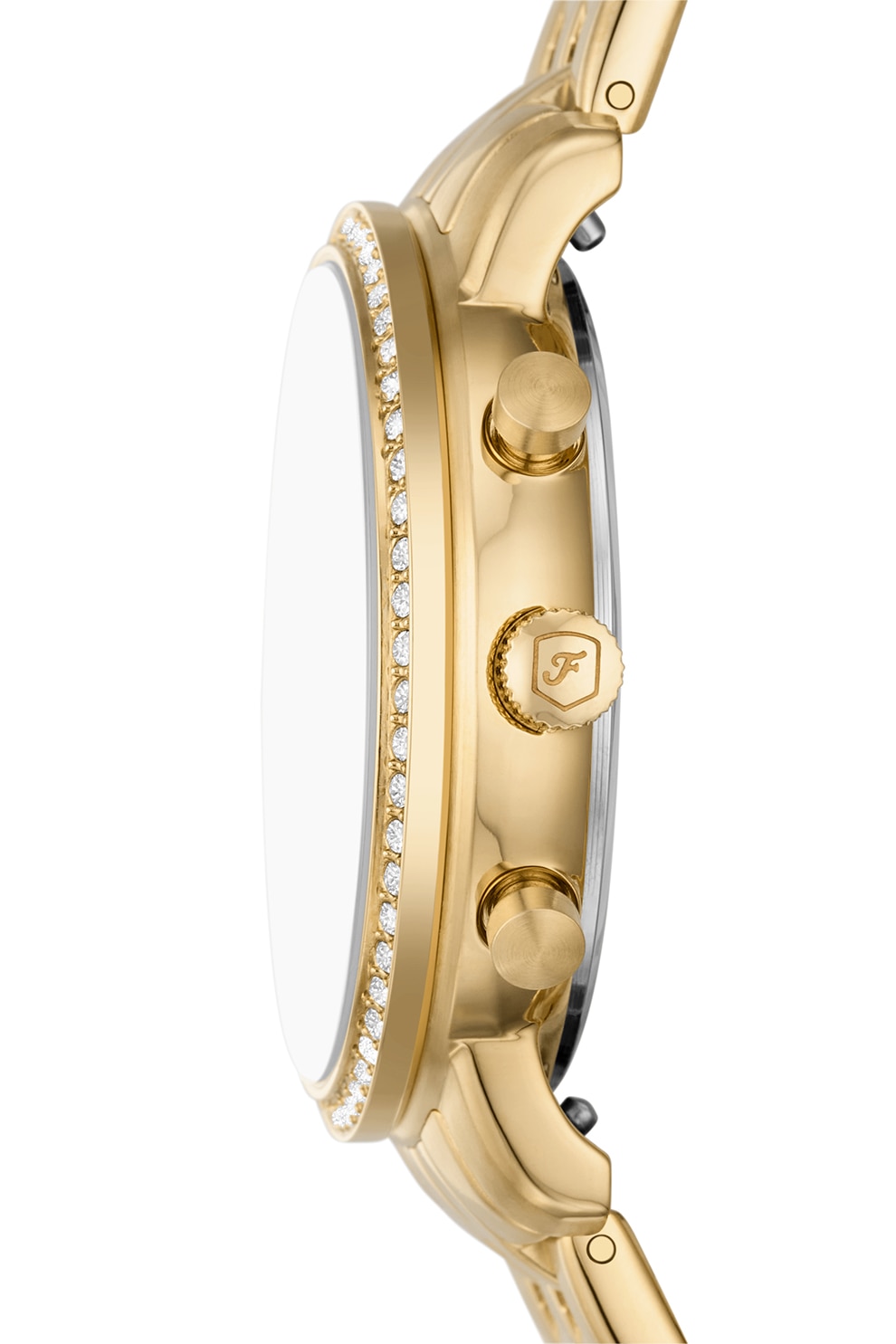 Fossil, Ceas cronograf din otel inoxidabil, Auriu - eMAG.ro