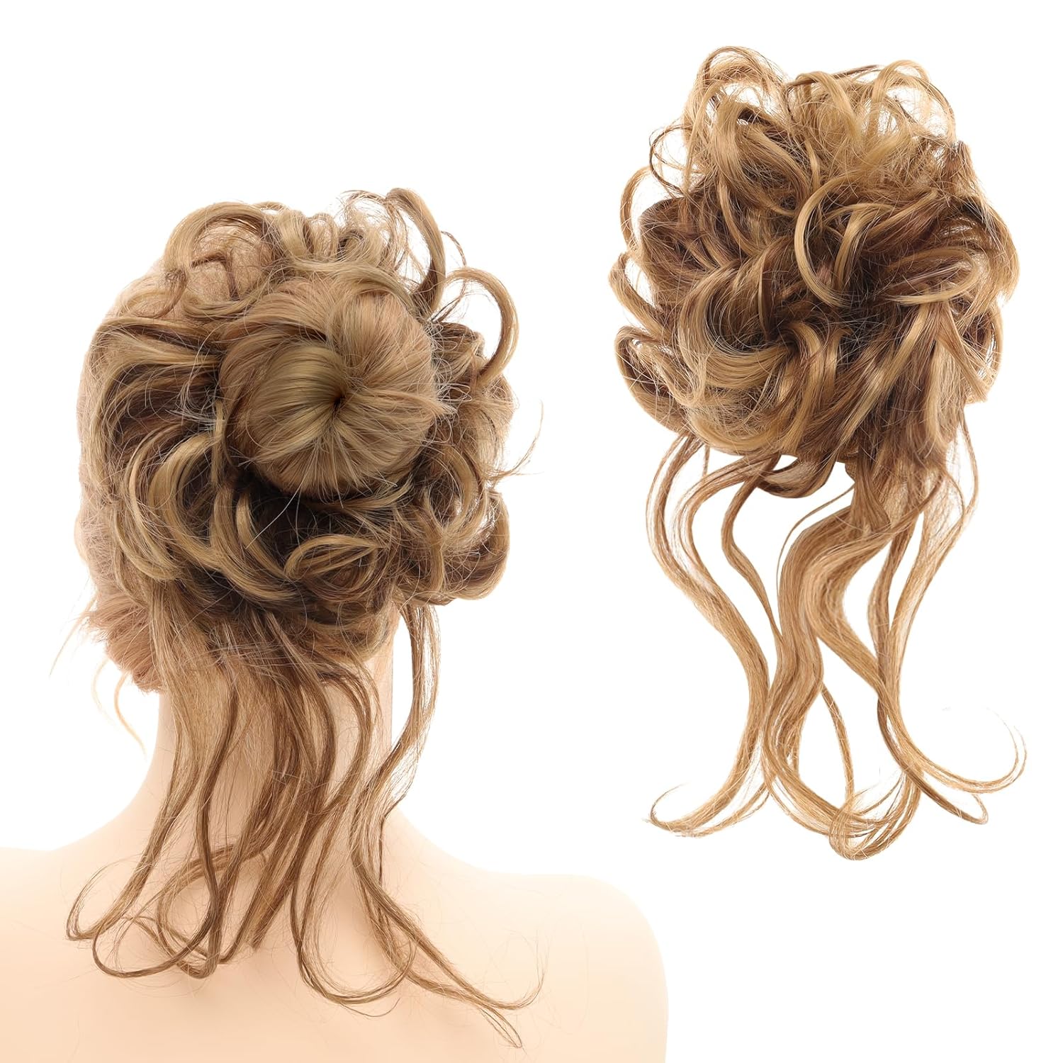 Extensie par tip coc lejer cu bucle, ajustabil, maro, 6 inch - eMAG.ro