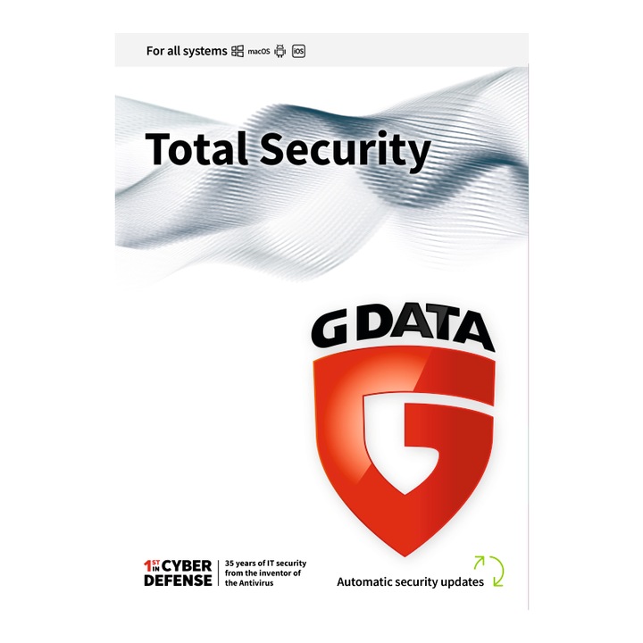 Total Security Multidevice ESD, G DATA, 6 PC, Licenta noua ...