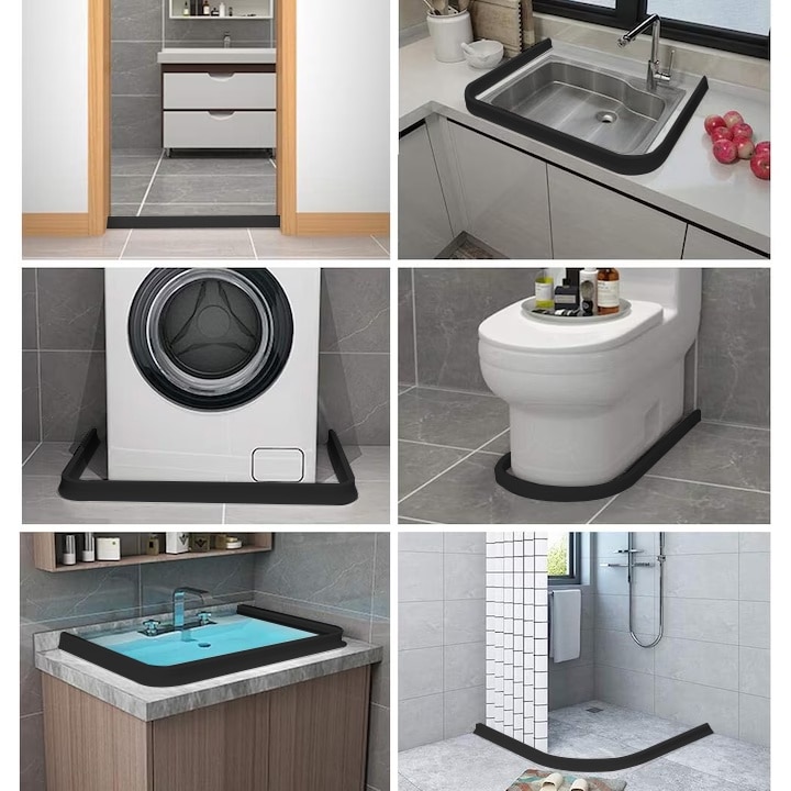 Prag de dus autoadeziv, Excitat, Pliabil, pentru baie sau bucatarie ...