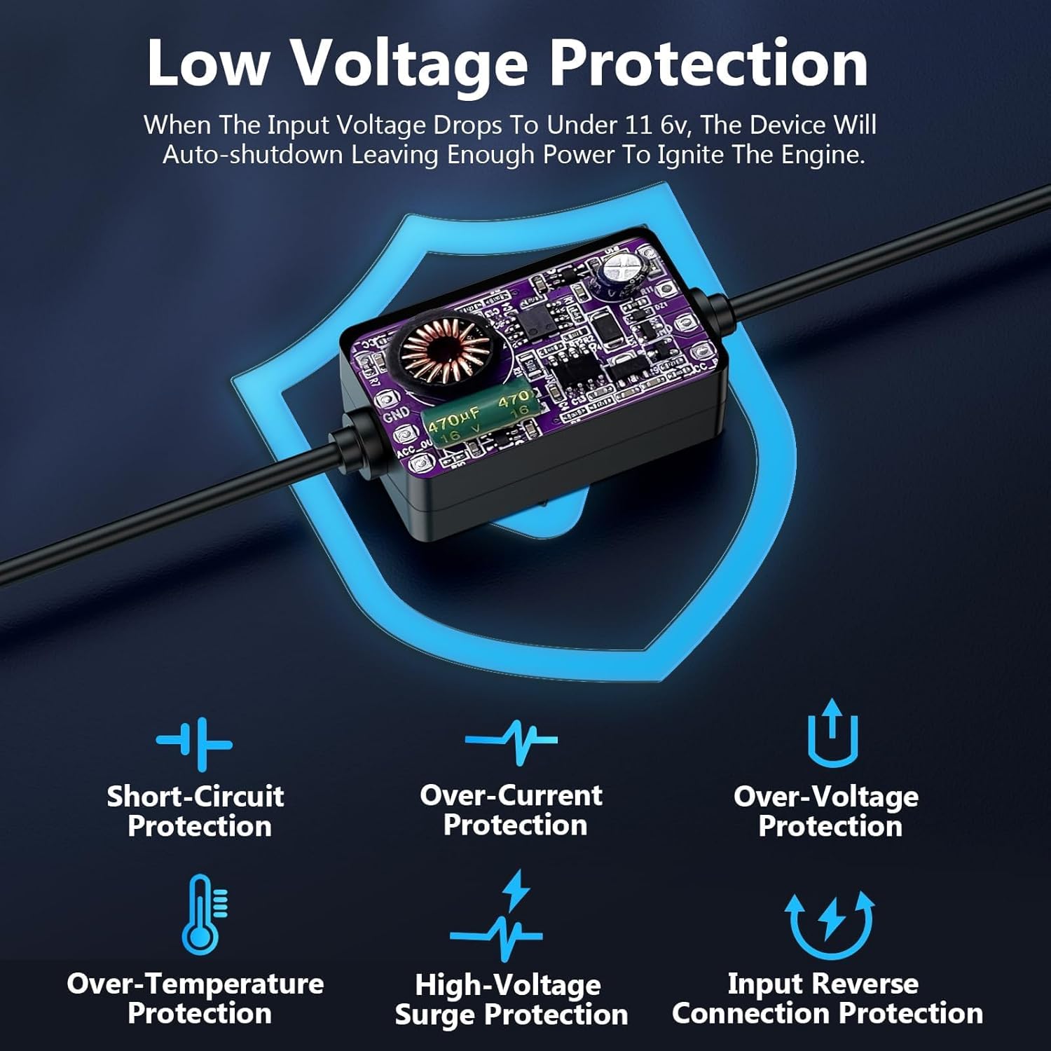 Kit de cabluri pentru camera de bord, Puepoul, Lungime cablu 3.5m, cu ...