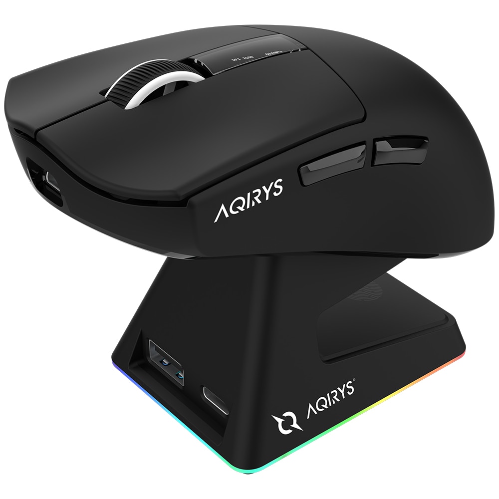 Mouse Gaming AQIRYS Zephyr Black - eMAG.ro