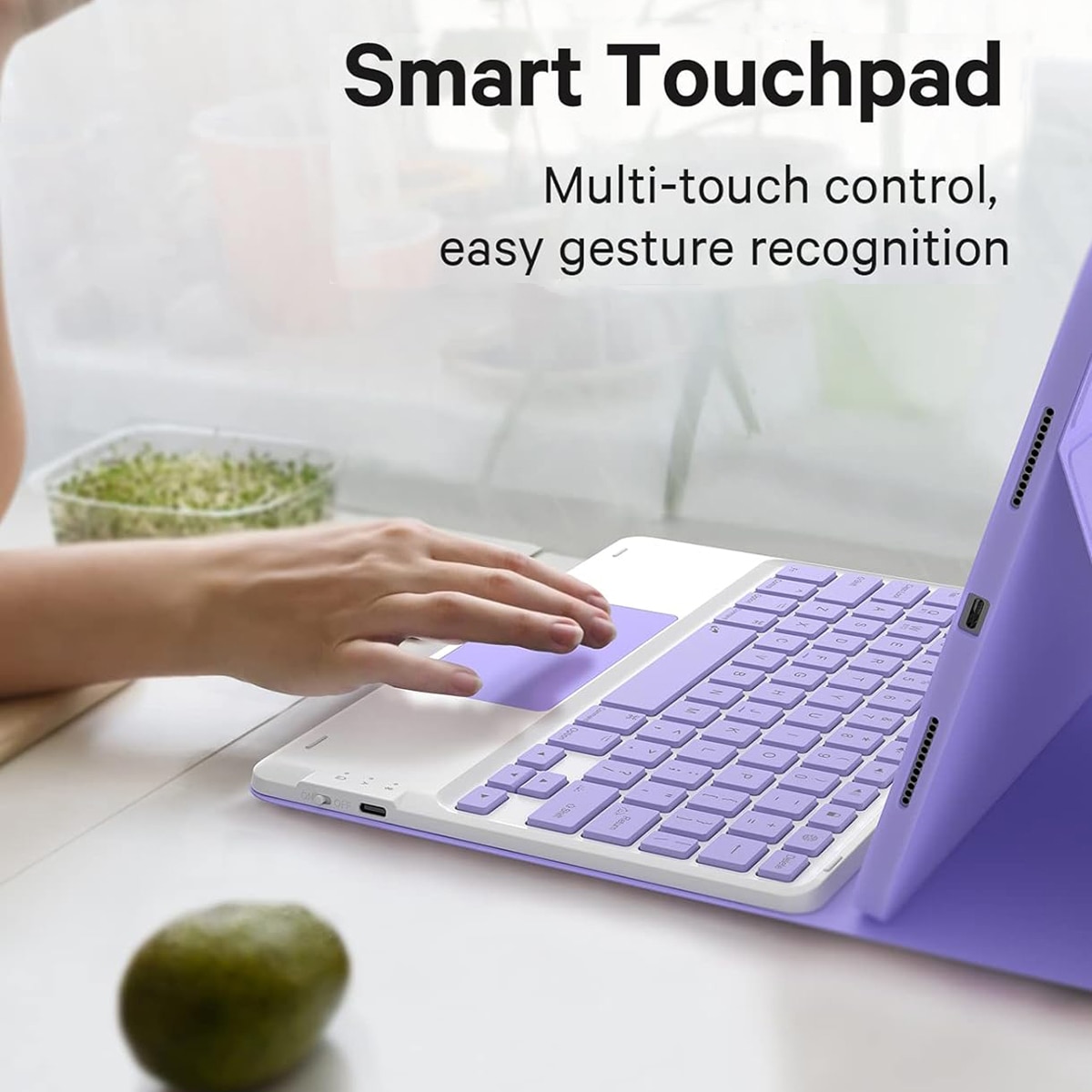Husa Cu Tastatura Touchpad Pentru Samsung Galaxy Tab A9 Plus 11", Fara ...
