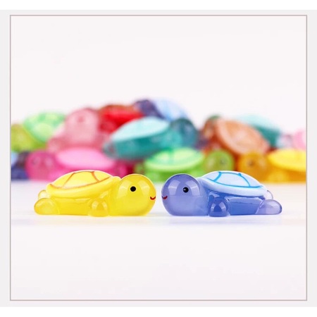 Set 20 figurine broaste testoase mini luminoase, decoratiuni pentru ...
