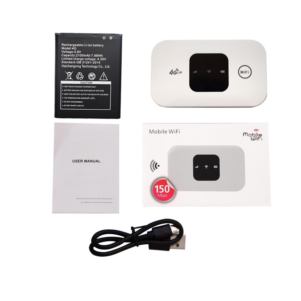 Router portabil 4G MF800, NDUP, slot pentru cartela SIM, cu baterie ...