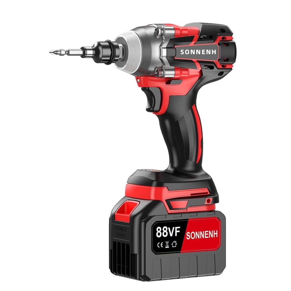 Cheie cu impact fara fir 21V, 600 Nm, 450 Ft-lbs, motor fara perii, 2 ...