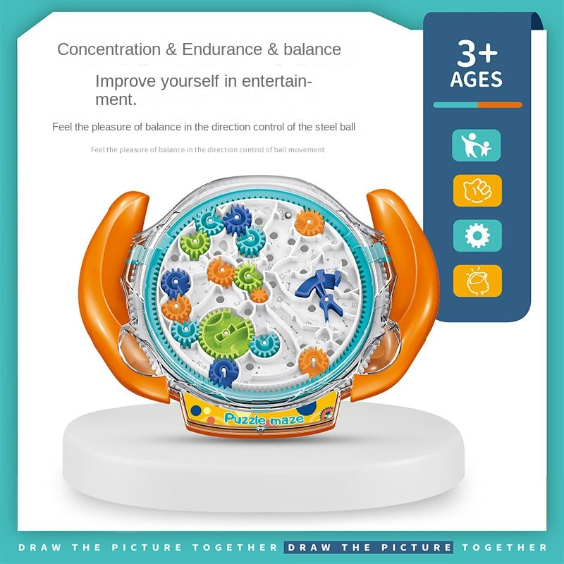 Echipament de jucarie pentru copii labirint disc puzzle palmier balance ...