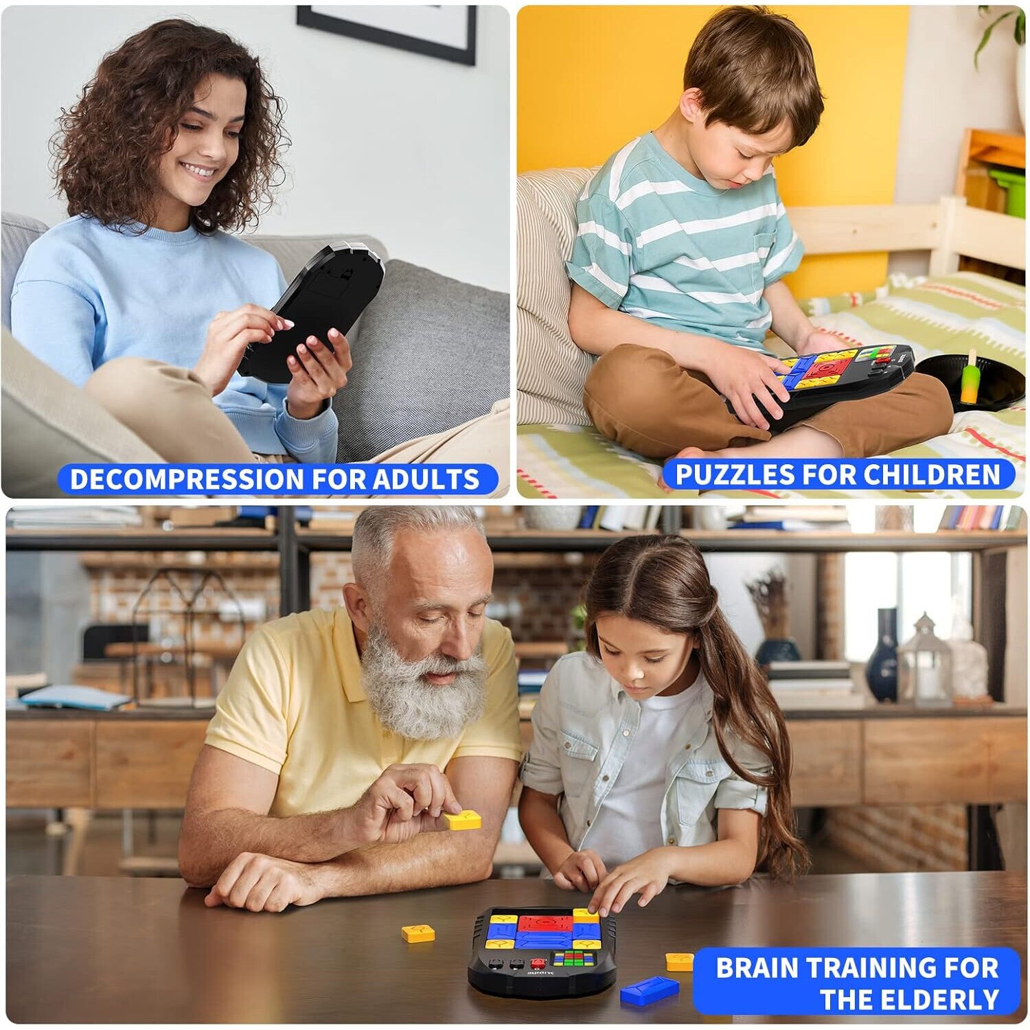 Joc Smart Electronic, Puepoul, Super Slide Puzzle Magnetic, Peste 500 ...