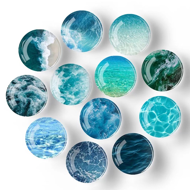 12pcs Magneti de frigider, Magnete oceanice Decorare pentru frigider ...