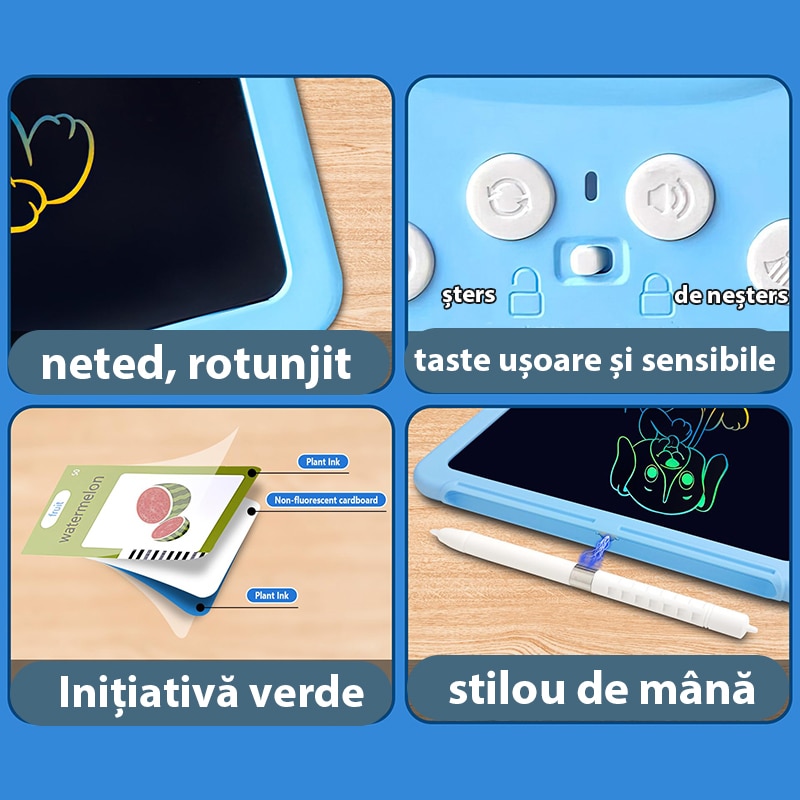 Jucarii educationale interactive Montessori pentru copii Tabla de desen ...