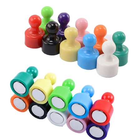 Set 20 Magneti Decorativi, Multicolor, Putere Mare de Aderare ...