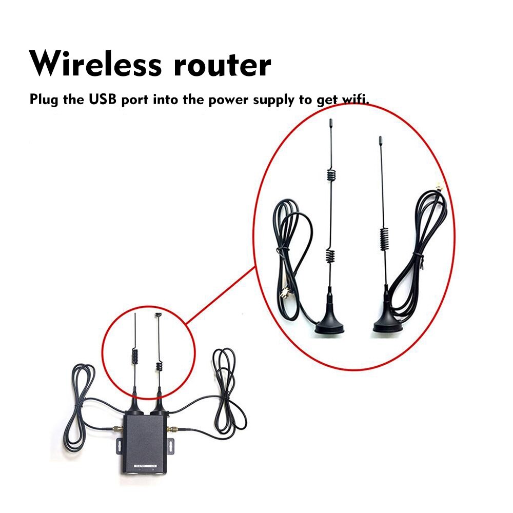 Router Wireless 4G NDUP, 2 antene externe, 16 utilizatori simultani ...
