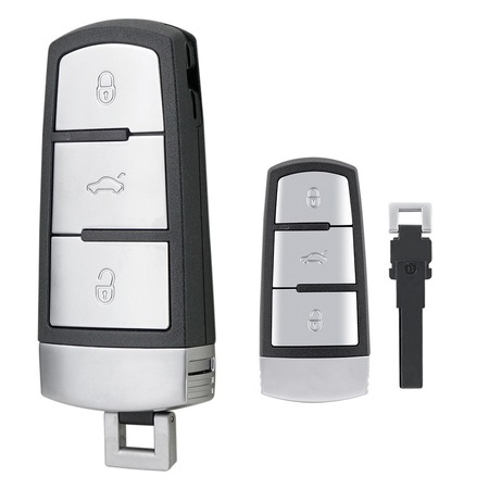 Carcasa cheie auto cu 3 butoane, compatibila Volkswagen VW Passat CC B6 ...