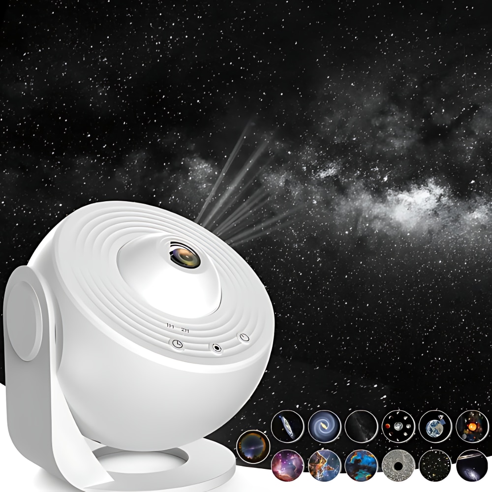 Proiector Galaxii si Cer Instelat, Sistemul Solar, Pamant, Luna, 13 ...