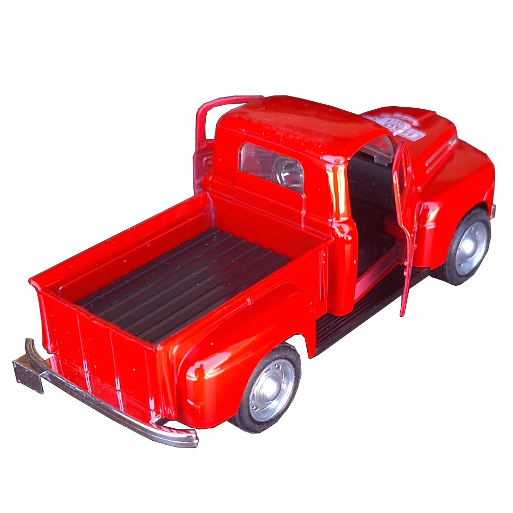 Macheta de Metal Ford F1, 1:32, se deschid usi, motor pull-back, Rosu ...