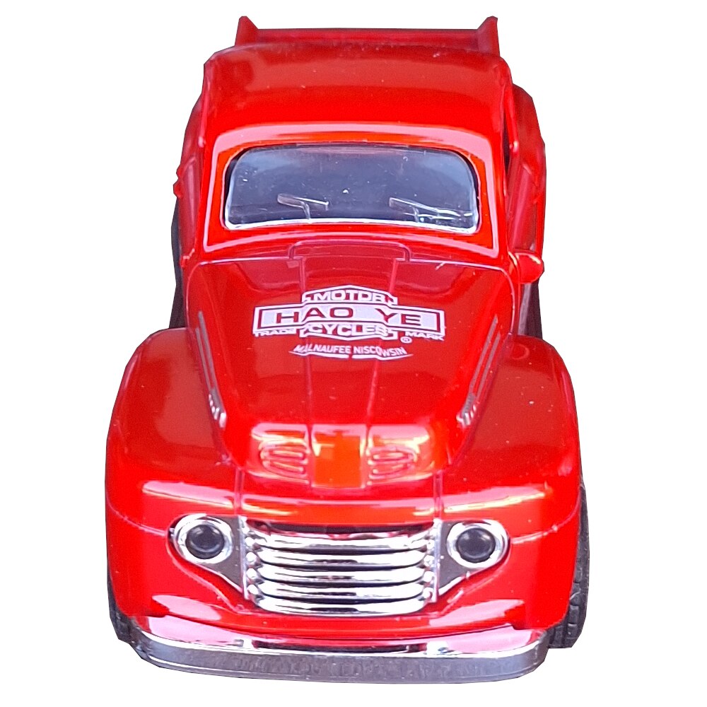 Macheta de Metal Ford F1, 1:32, se deschid usi, motor pull-back, Rosu ...