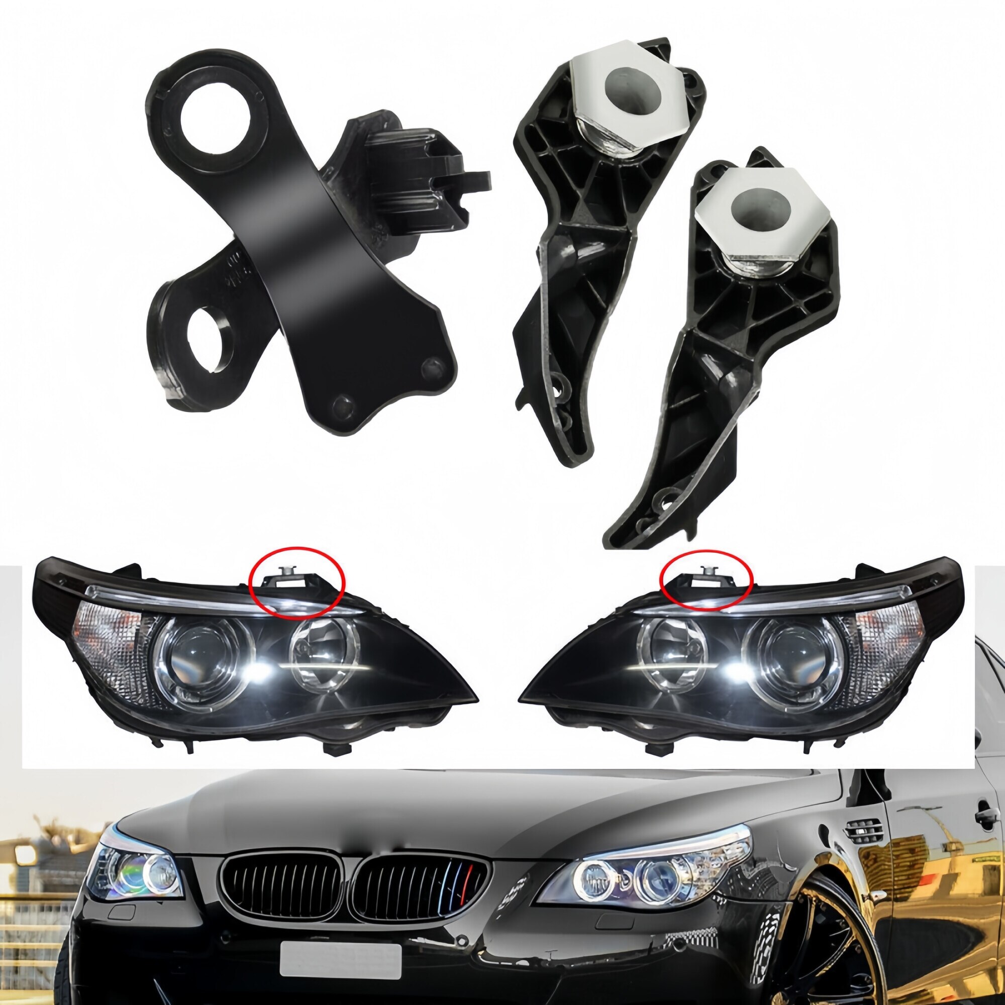 Kit complet reparatie far, Pentru stanga-dreapta Faruri, Pentru BMW ...