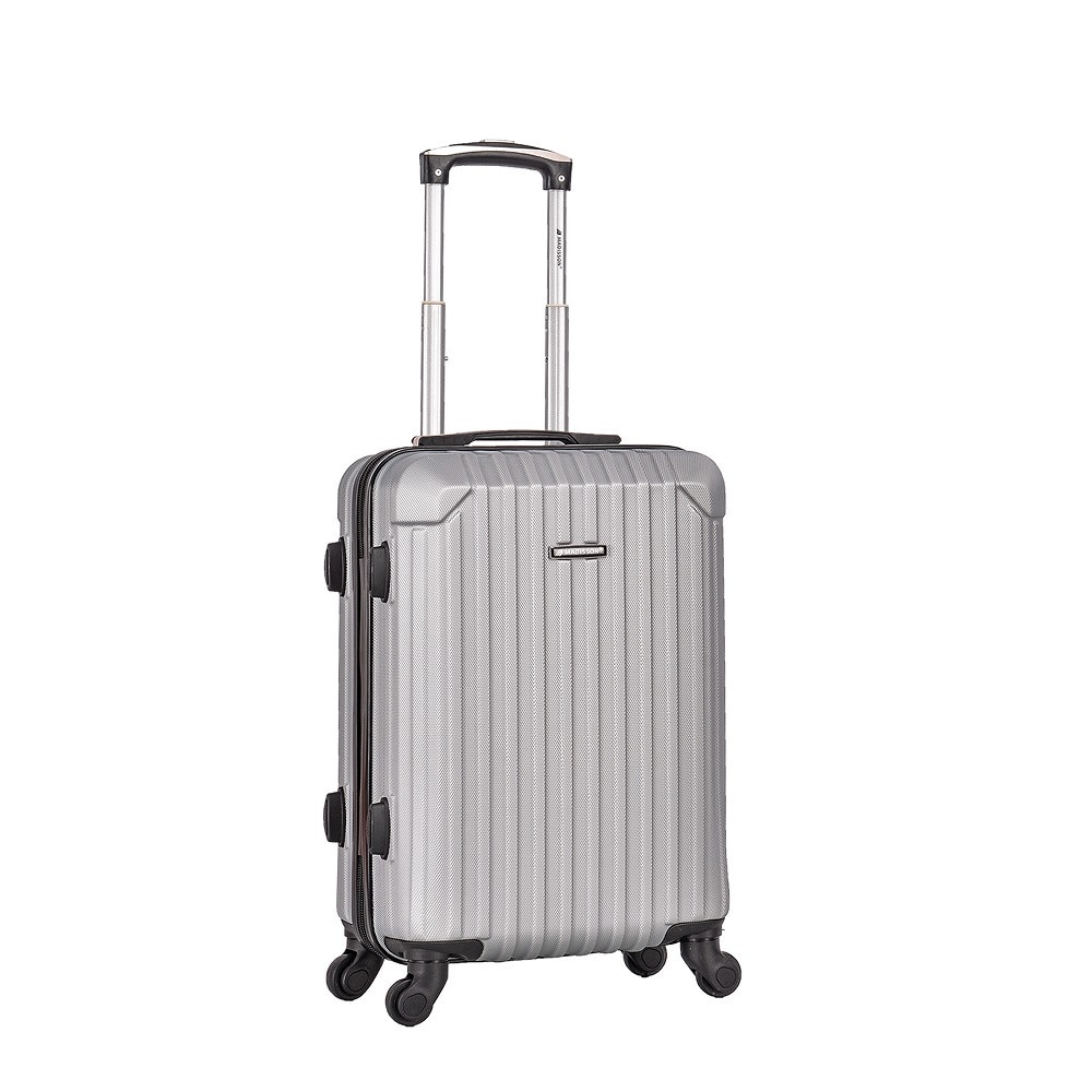 Set trolere Madisson SW44204, ABS, 4 roti, cifru, 4 piese, argintiu ...