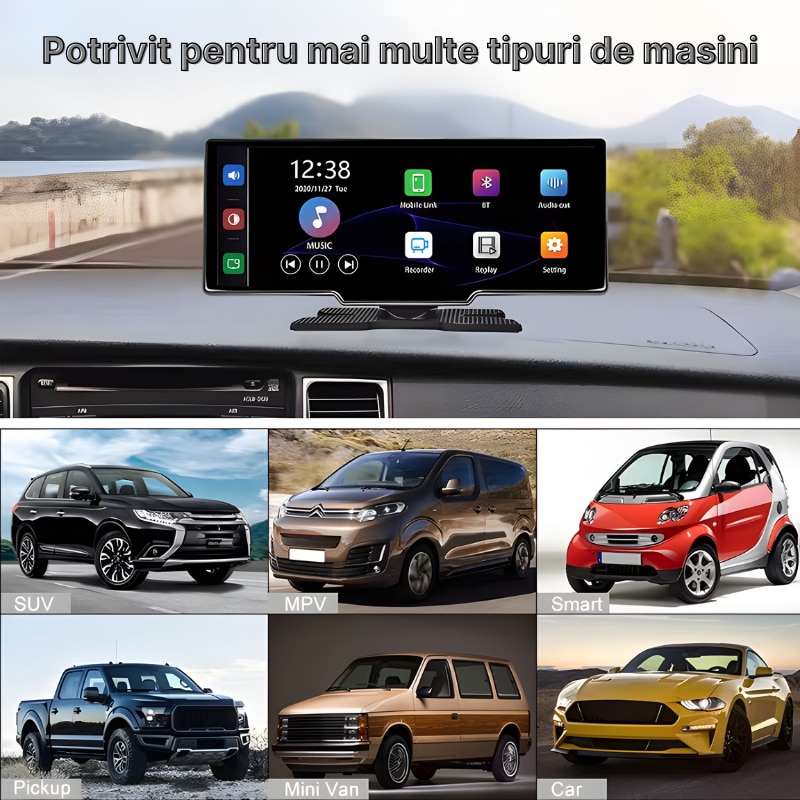 Navigatie Auto Multimedia, Display 10.26 inch, Camera inregistrare fata ...