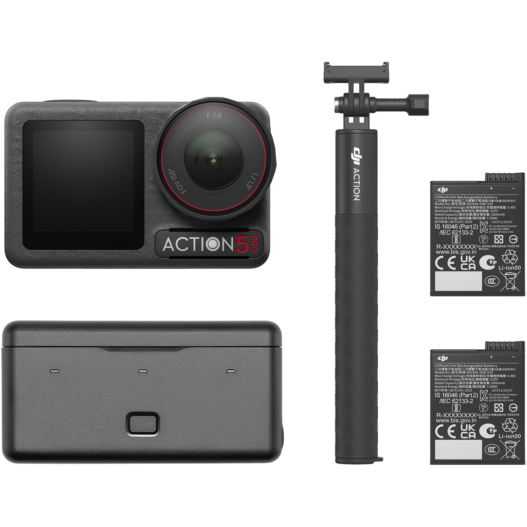 Camera video sport DJI Osmo Action 5 Pro, 4K120, 40MP, Adventure Combo ...
