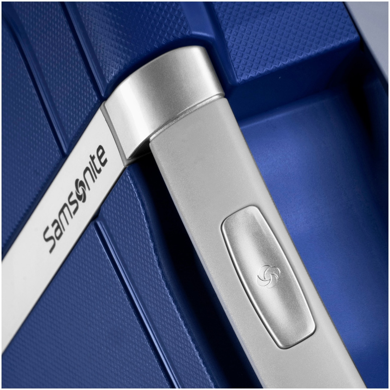 Troler de cabina Samsonite S'Cure Spinner, 55x40x20cm, bleumarin - eMAG.ro