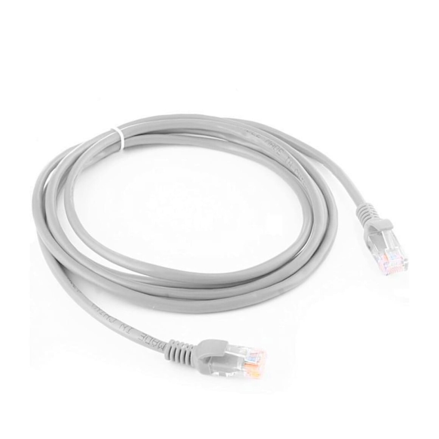 Cablu UTP Retea, Ethernet CAT 5, Conector RJ45, 1m, Gri - eMAG.ro