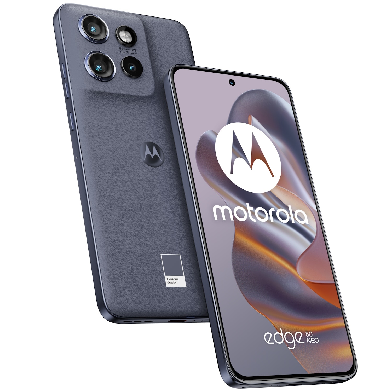 Смартфон Motorola Edge 50 Neo, 512GB, 12GB RAM, 5G, Pantone Grisaille ...