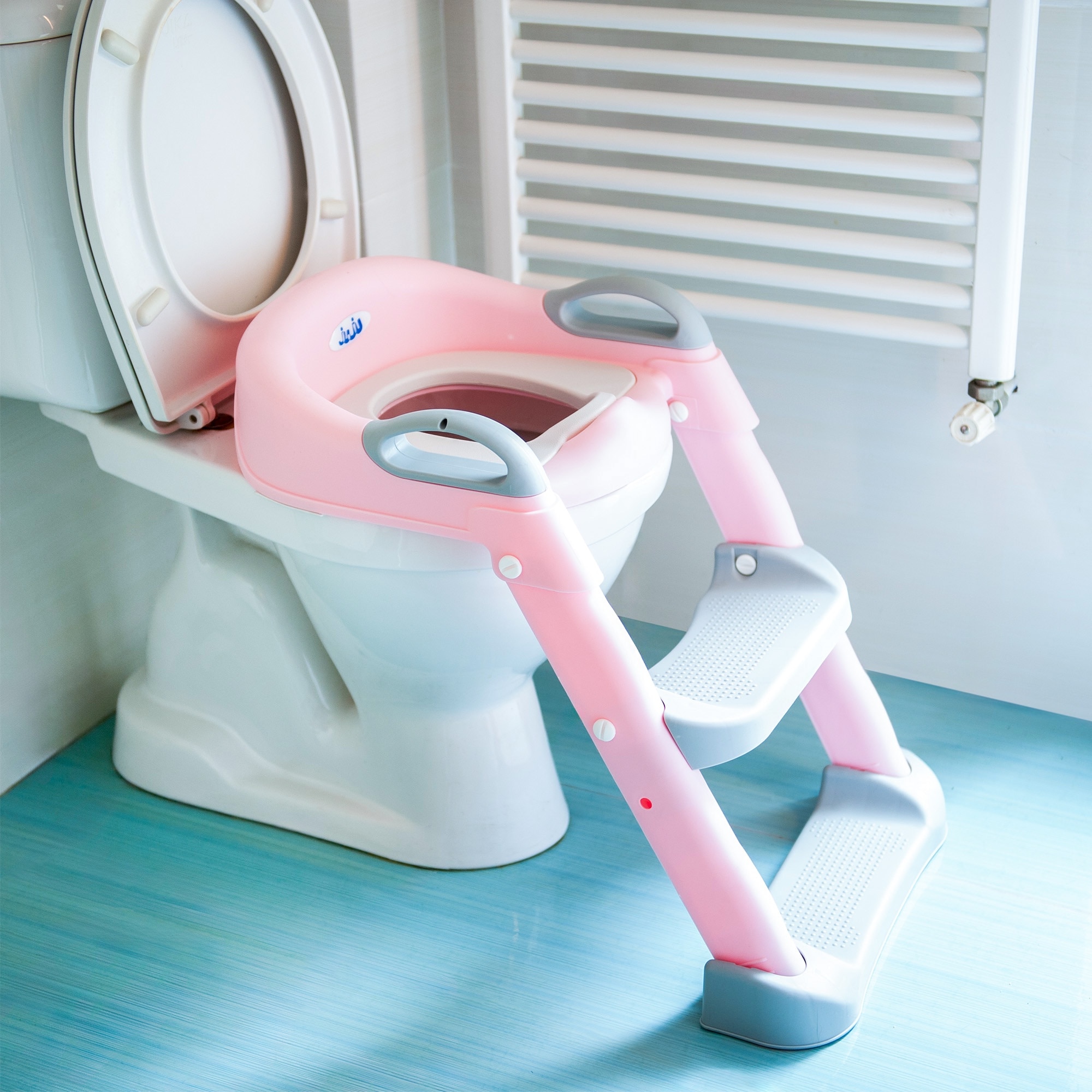 Reductor WC cu scara pentru copii Juju Solo Steps, 1an+, suport ...