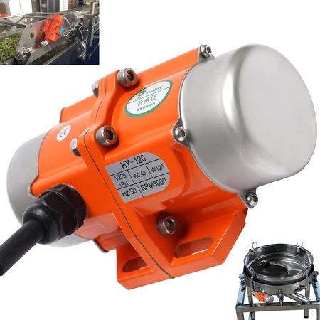 AC vibrációs motor, 3000 RPM, 120 W, állítható excenter blokk, 18 ...